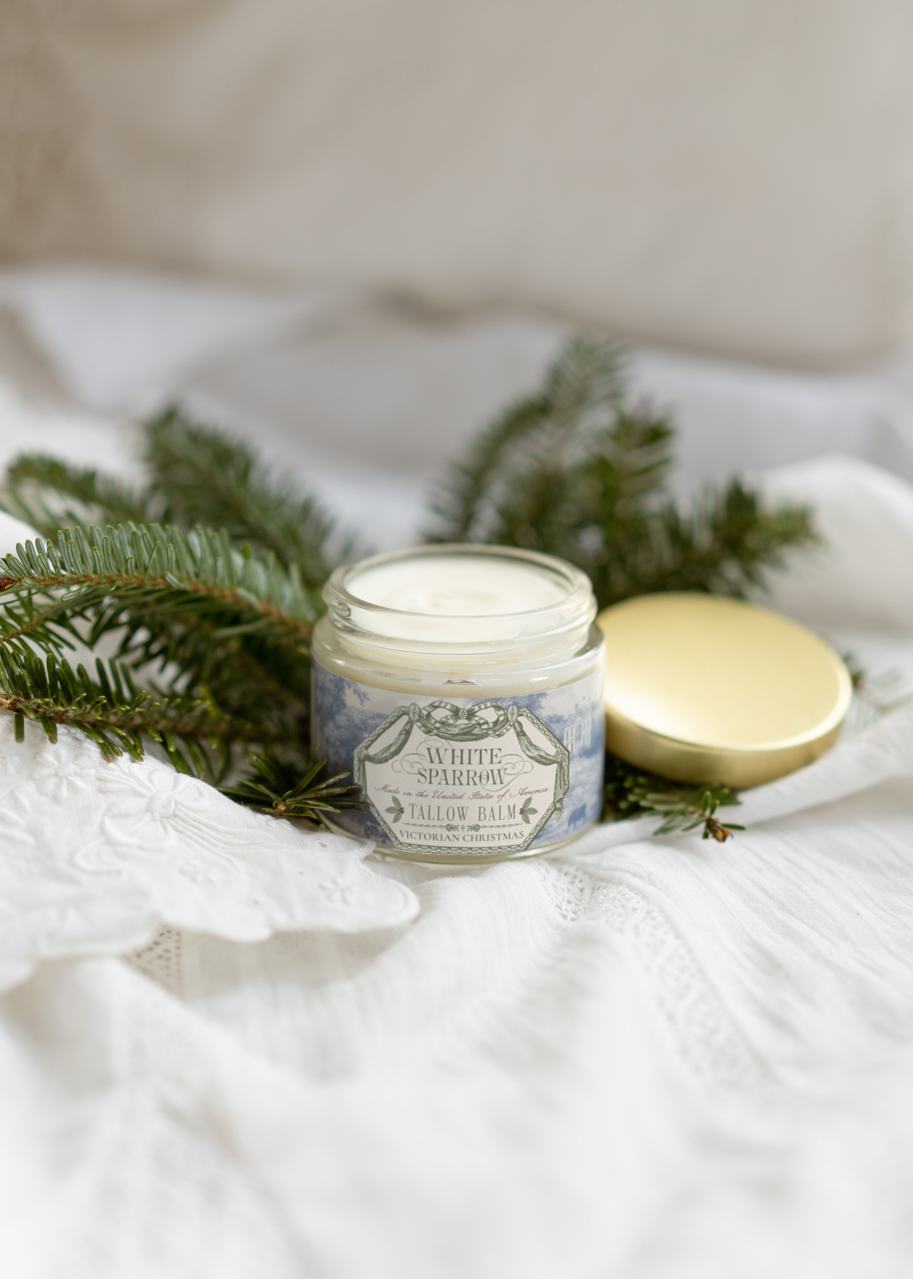 Tallow Balm - Victorian Christmas – White Sparrow Farmacy