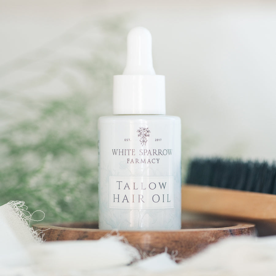 Tallow Hair Oil ™ – White Sparrow Farmacy